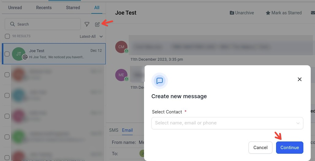 Conversations Overview – Captivation Hub