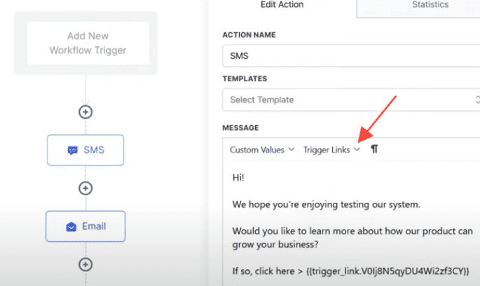 How To Use Trigger Links In Sms Captivation Hub