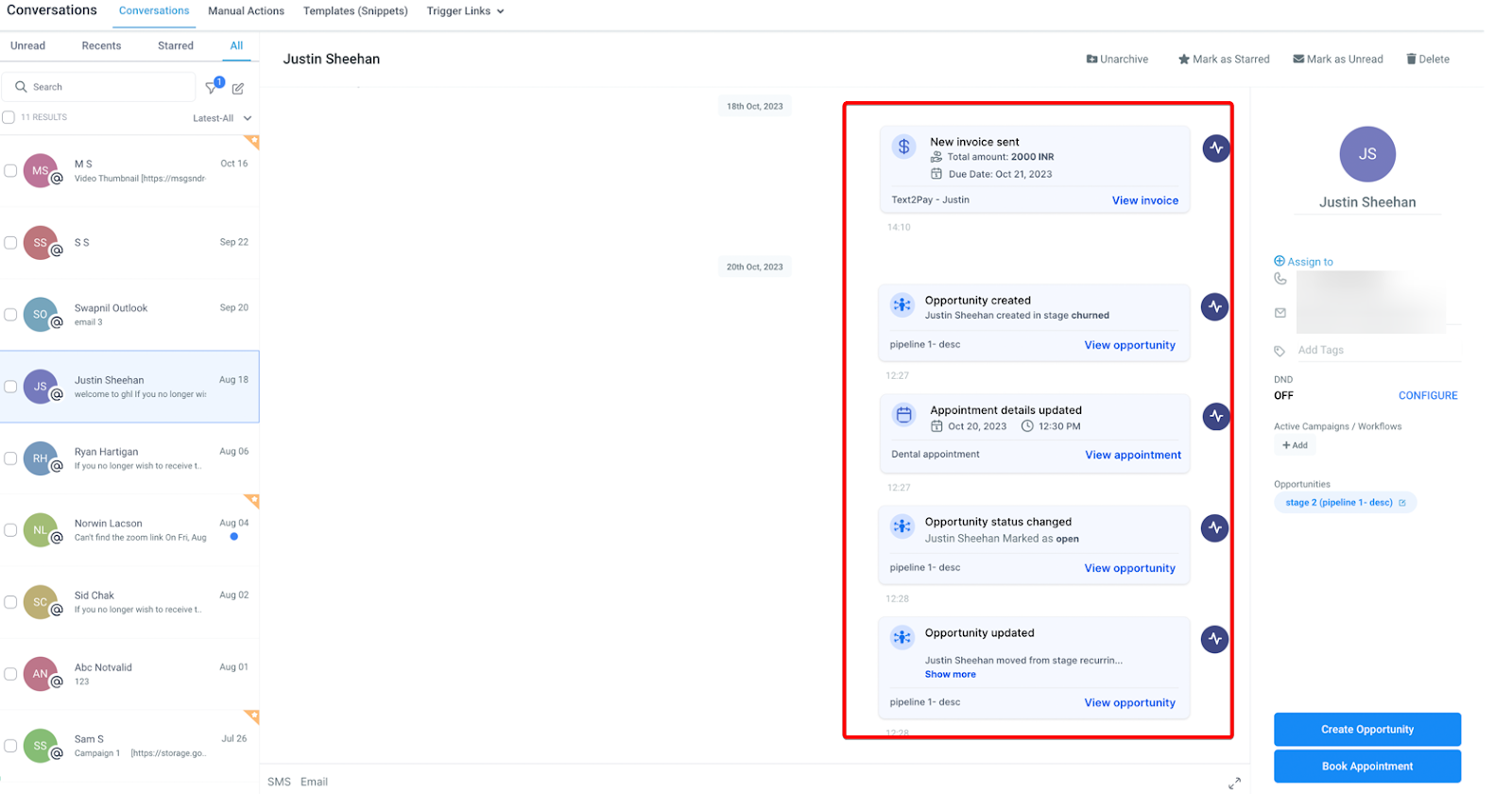 Activity Cards for Your Contacts – Captivation Hub