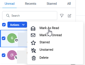 Using Filters and Bulk Actions in Conversations – Captivation Hub