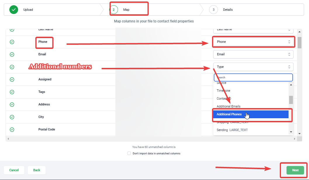 Bulk Import And Export Of Multiple Phone Numbers For Contacts Captivation Hub