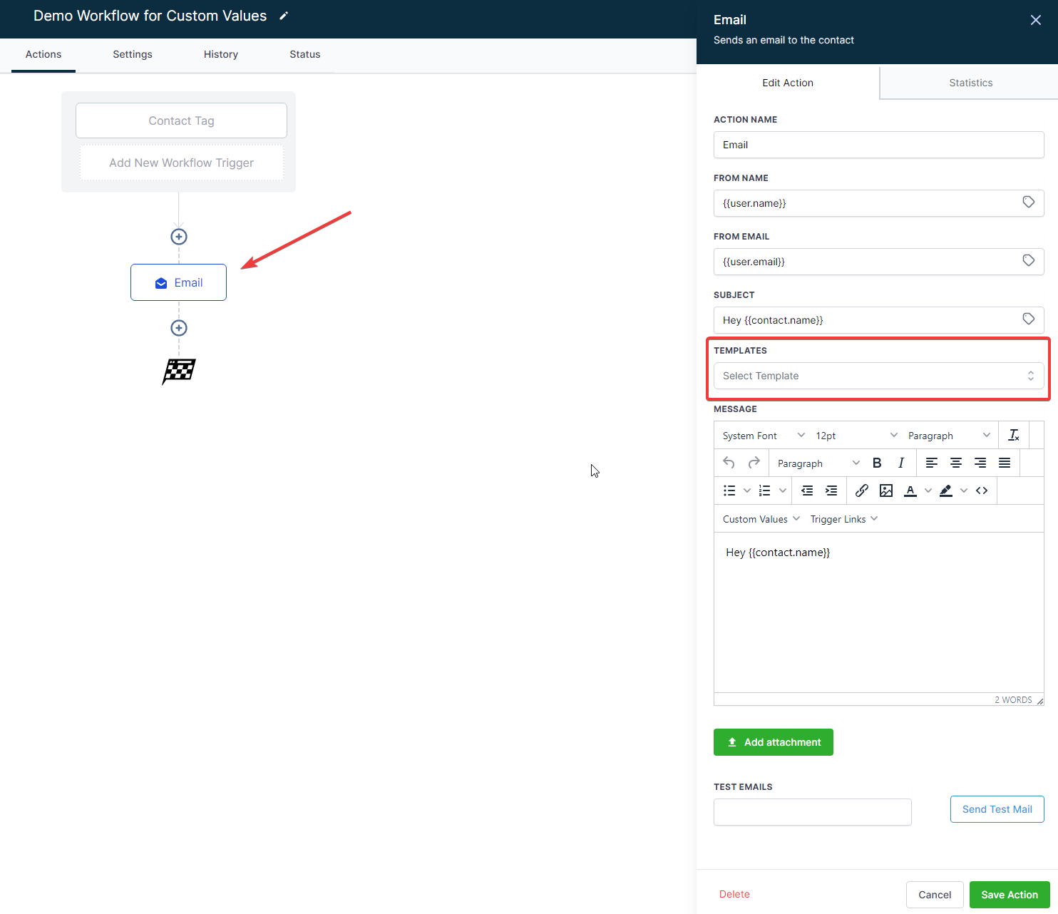 How To Create And Use Sms And Email Templates Captivation Hub