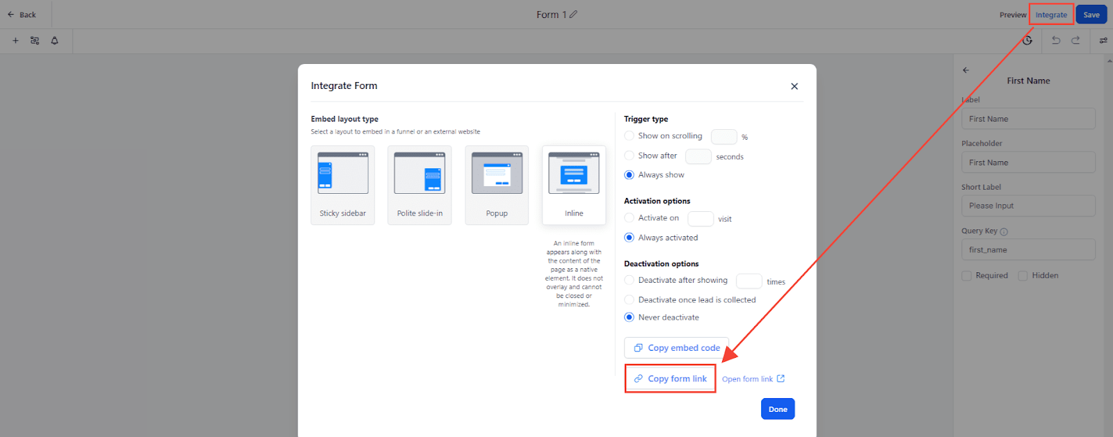 Using A Query String In Trigger Links Captivation Hub 