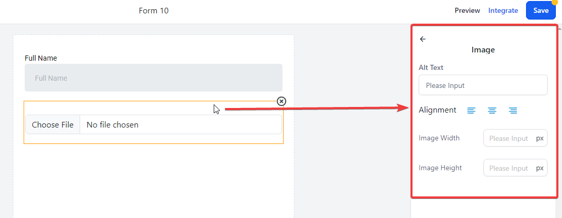 Images in Forms – Captivation Hub