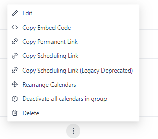 Settings: Calendars – Captivation Hub