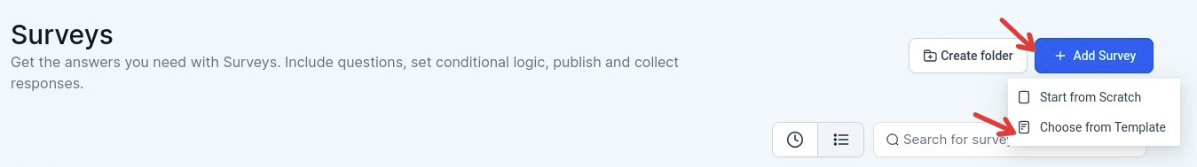 Create Surveys With the Template Library – Captivation Hub