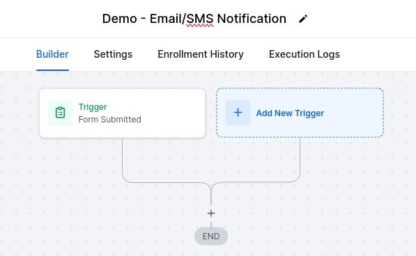 How To Set Up An Emailsms Notification When An Action Occurs Using Workflows Captivation Hub