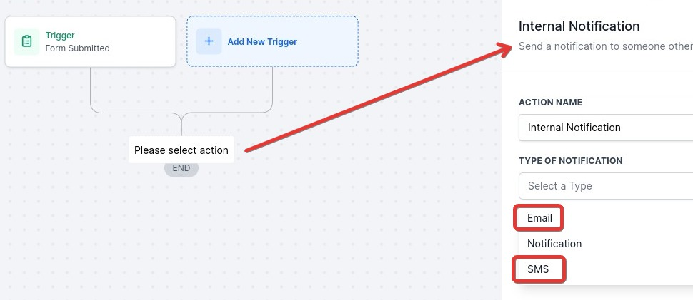 How To Set Up An Emailsms Notification When An Action Occurs Using Workflows Captivation Hub 