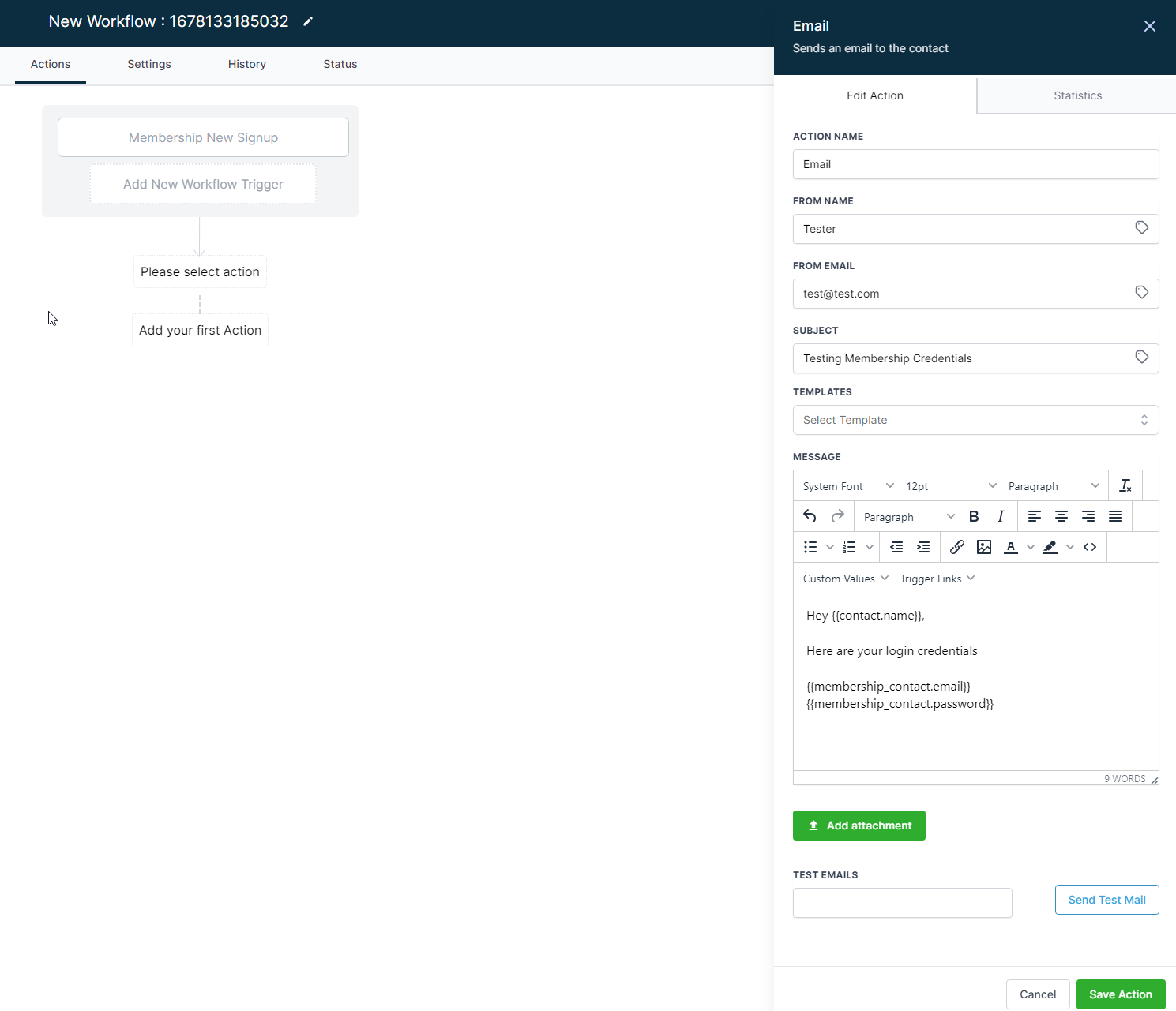 How To Customize The Membership Welcome Email Using Membership Settings or Workflows ...