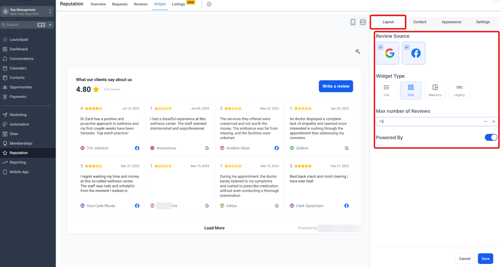 How To Create And Customize Your Review Widget Captivation Hub