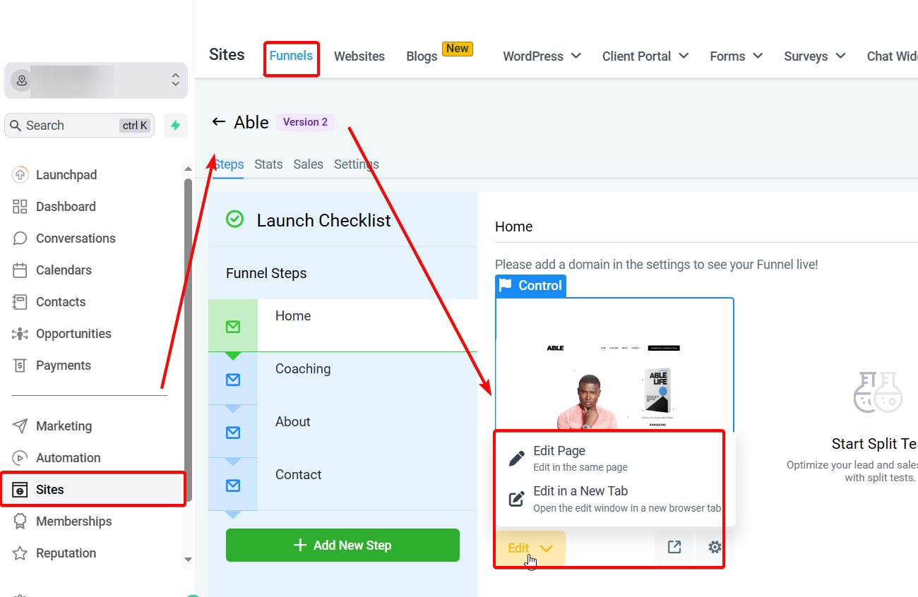 Using The Typography Preview In The Funnel And Website Builder Captivation Hub