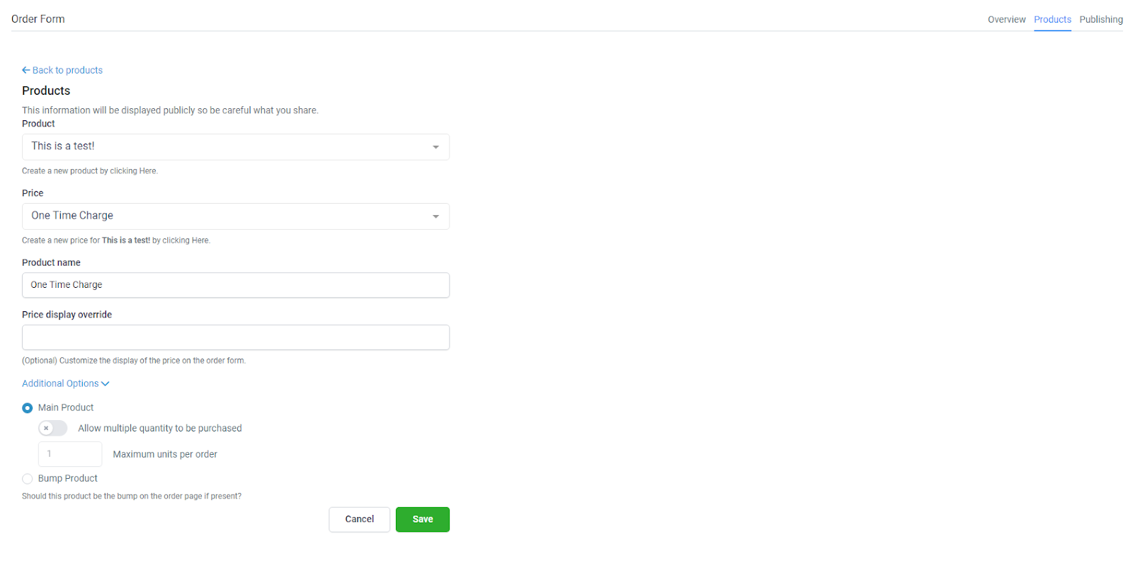 How to Add a One Time Product in the Funnel Builder – Captivation Hub