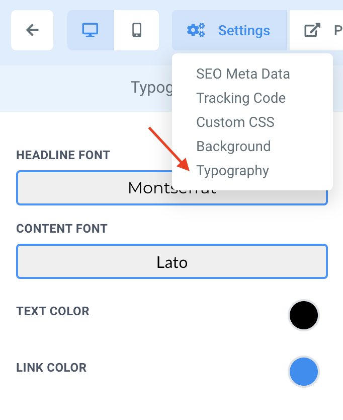 Funnel Settings – Captivation Hub