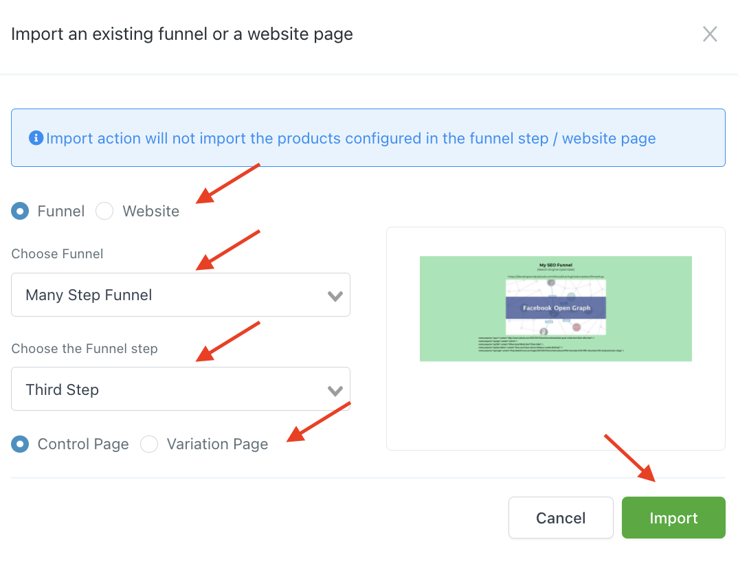 Converting Funnel Steps And Website Pages Within Captivation Hub Captivation Hub
