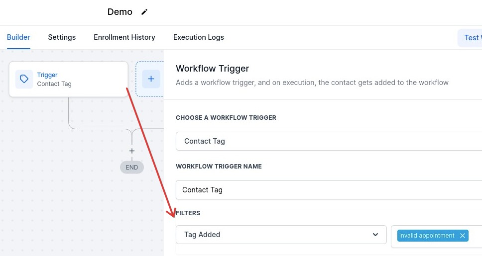 How To Mark Appointment Status As Invalid Using A Workflow Captivation Hub 