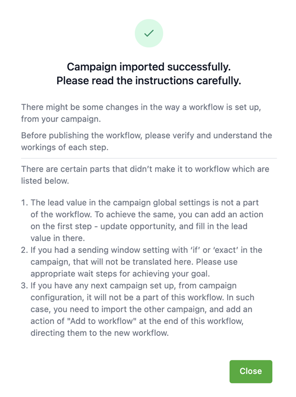 How To Import Campaigns Into Workflows Captivation Hub