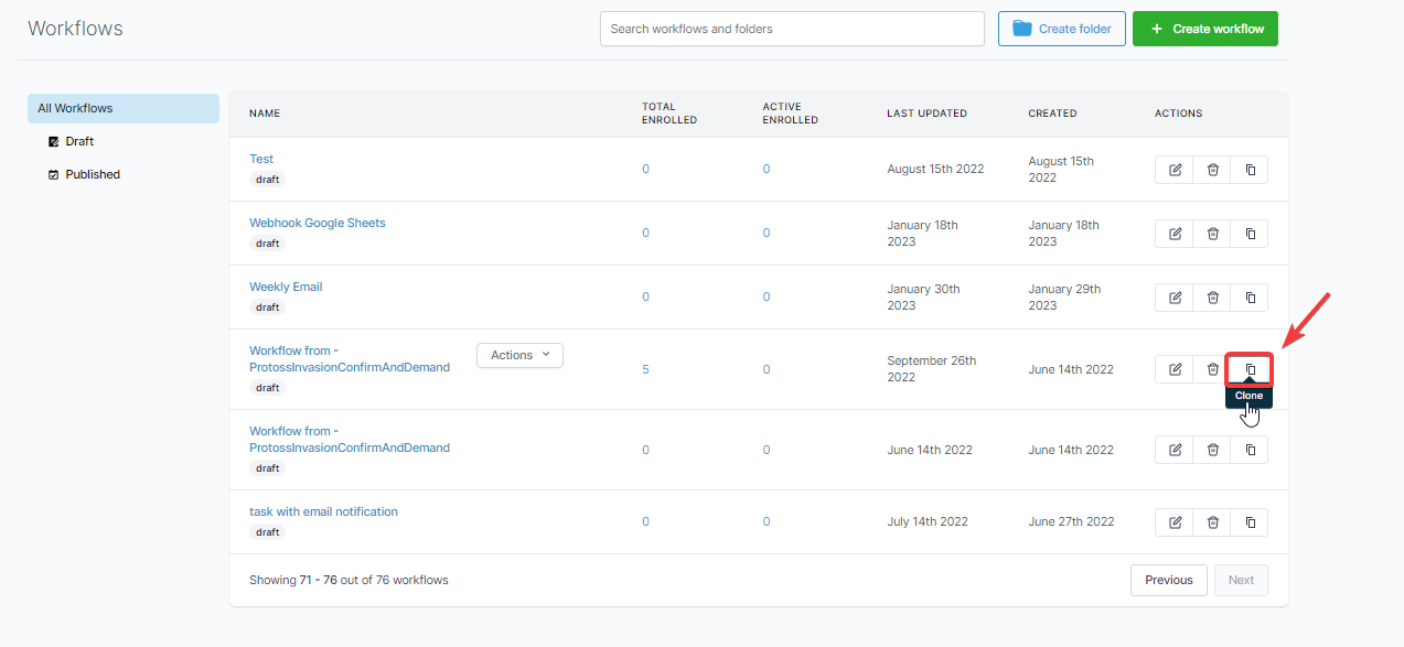 How To Duplicate Or Copy A Workflow Captivation Hub