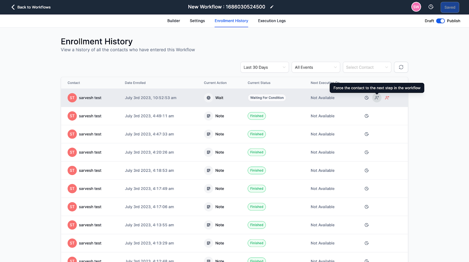 Understanding the Workflow Settings Tab – Captivation Hub