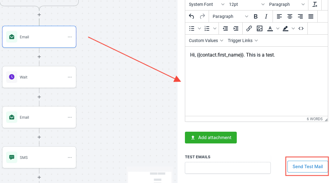 Using The Testing Features In Workflows Captivation Hub