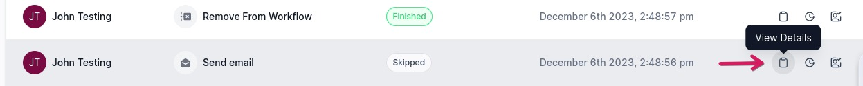 Using The History Tab In Workflows Captivation Hub