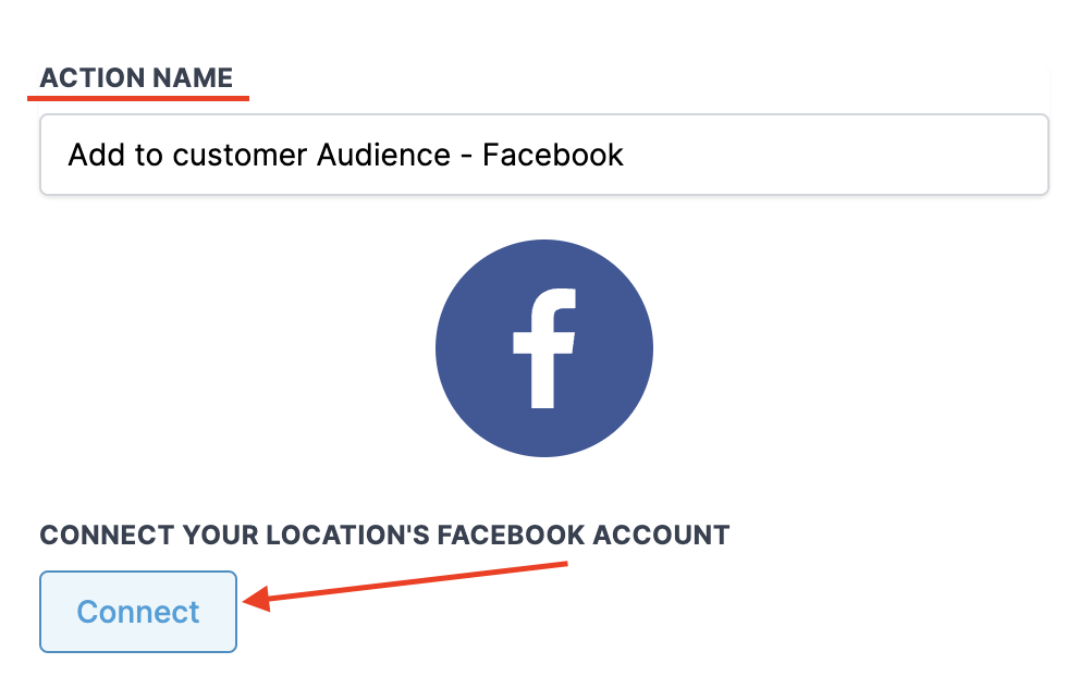 Workflow Action Facebook Add To Custom Audience Captivation Hub