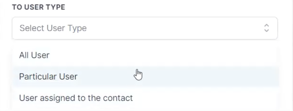 Workflow Action Send Internal Notification Captivation Hub