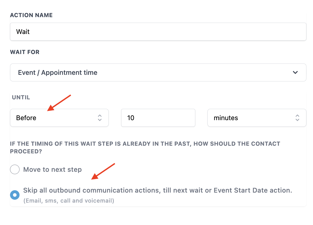 Workflow Action Wait Captivation Hub