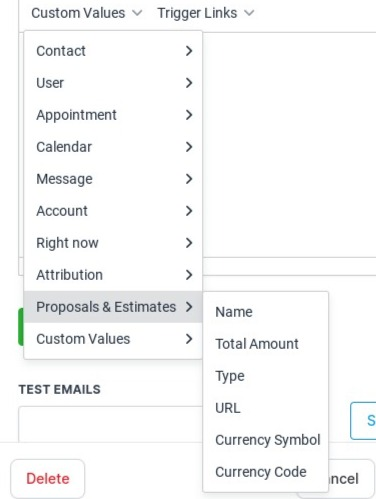Workflow Trigger: Proposal & Estimate – Captivation Hub