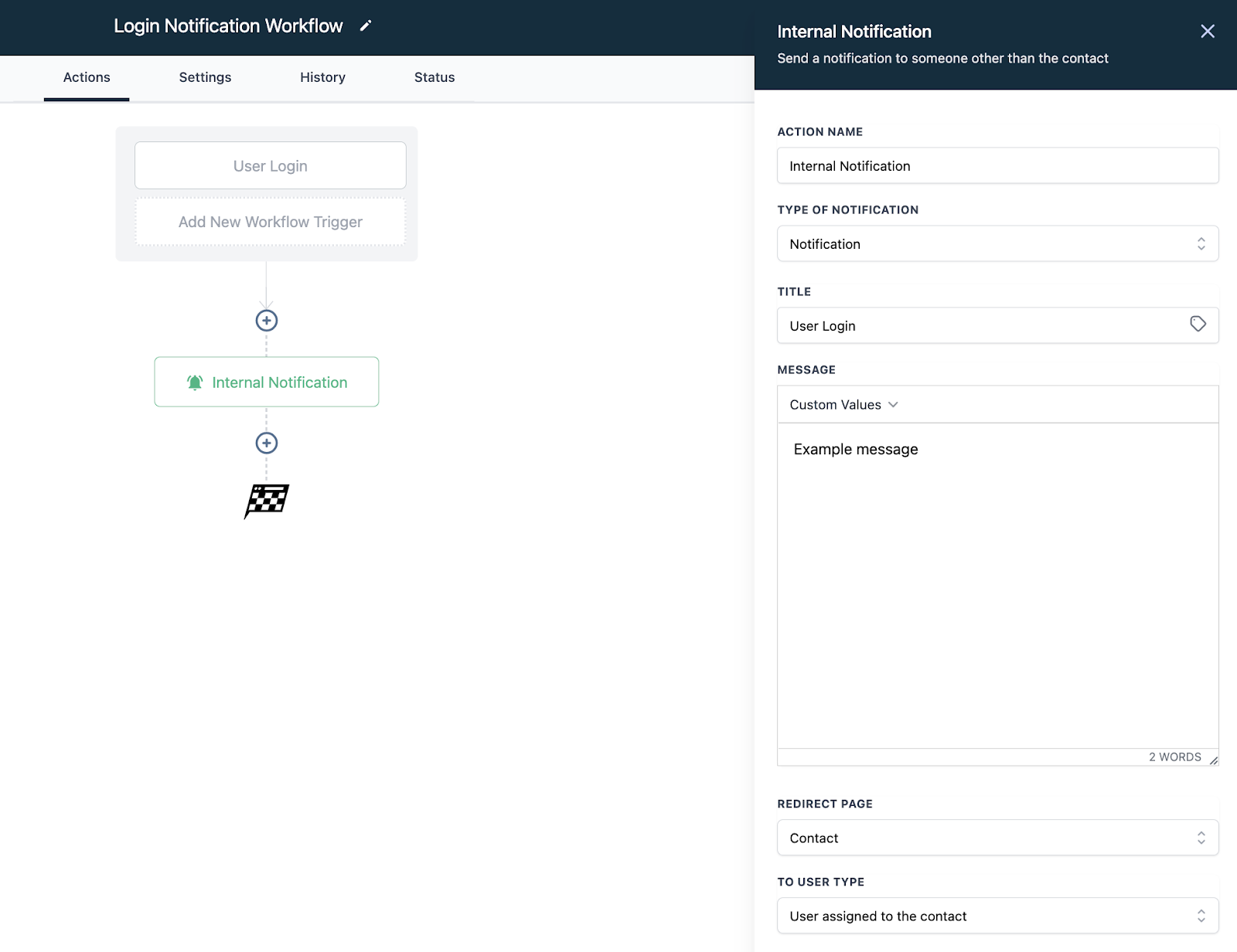 Workflow Trigger: User Login (Membership Login) – Captivation Hub