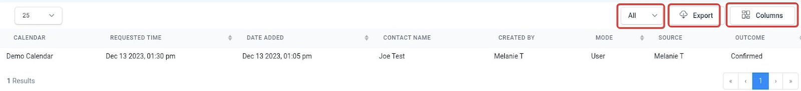 Appointment Reporting Captivation Hub 