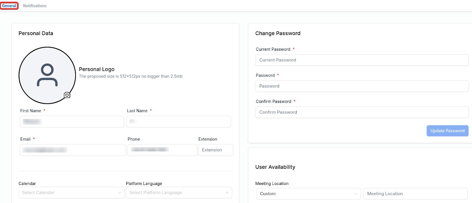 Settings Overview – Captivation Hub