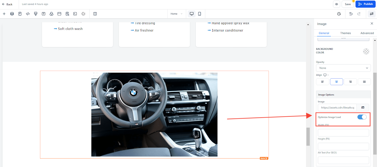 Image Optimization In the Site Builder – Captivation Hub