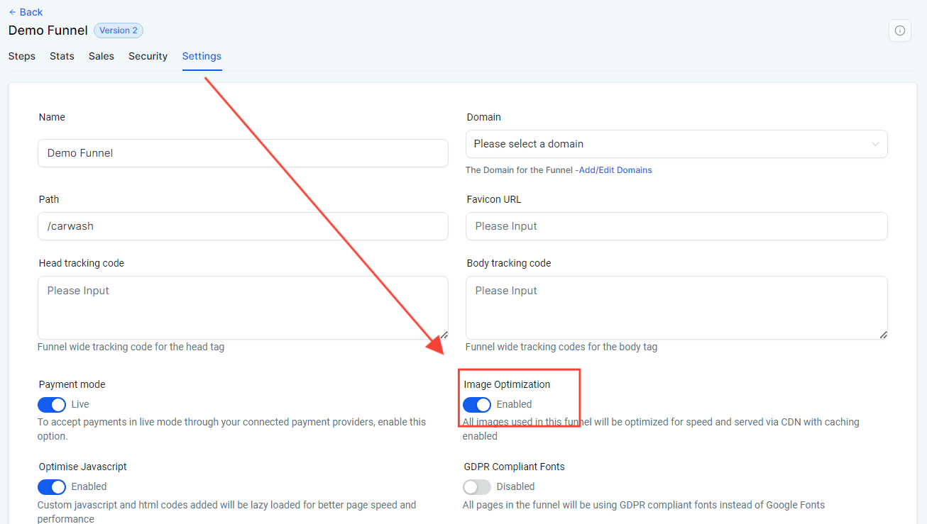 Image Optimization In the Site Builder – Captivation Hub