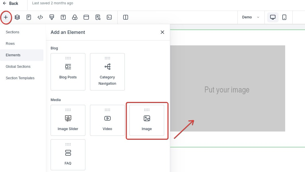 How To Use An Image Element In The Funnel Builder Captivation Hub