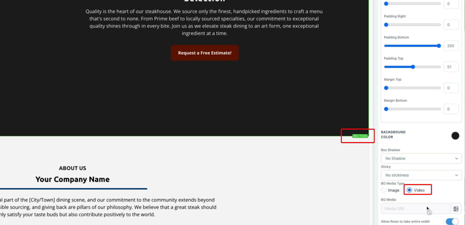 Using Video Backgrounds In The Funnel And Website Builder Captivation Hub