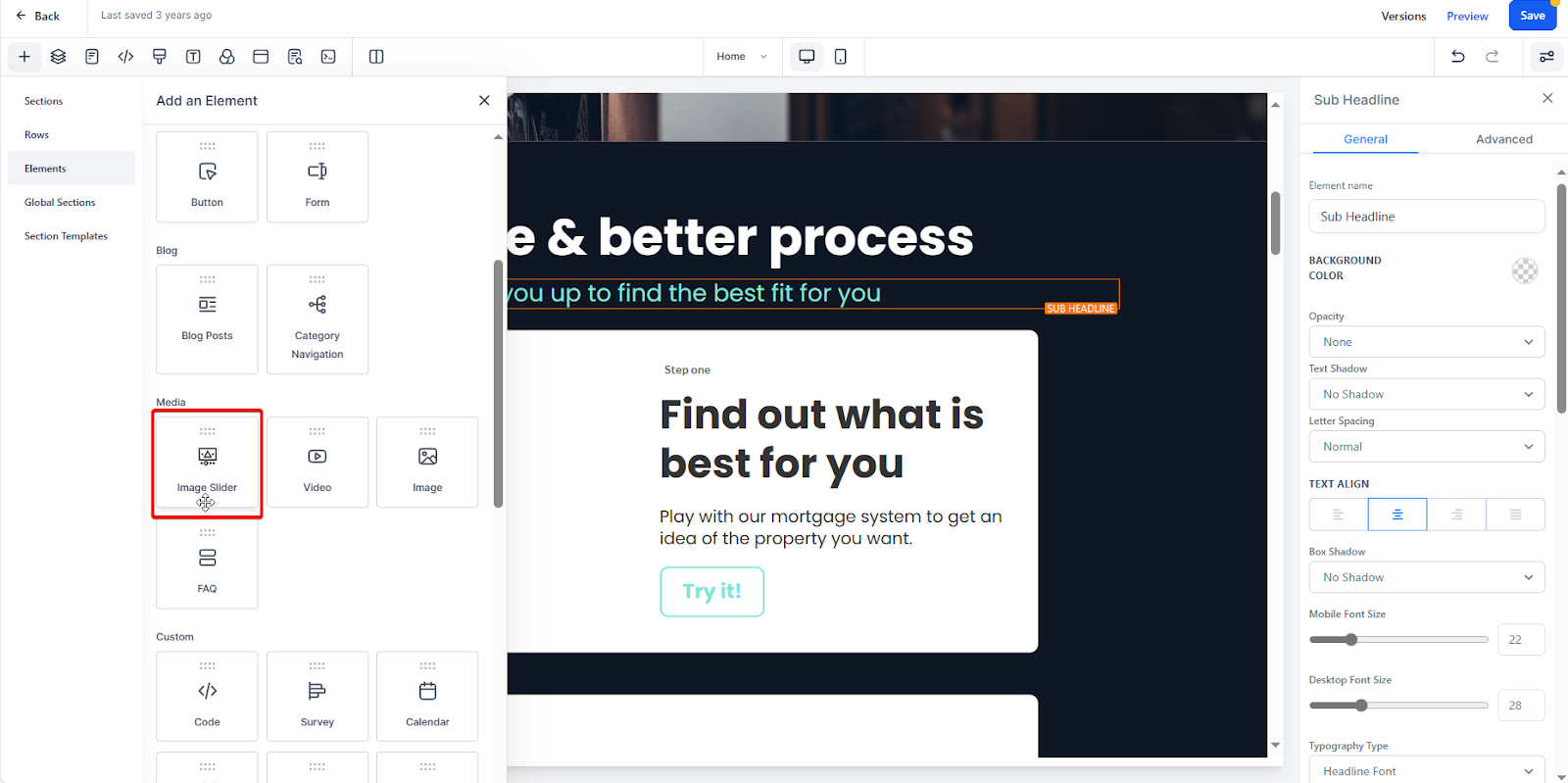 Using The Image Slider In The Funnel And Website Builder Captivation Hub