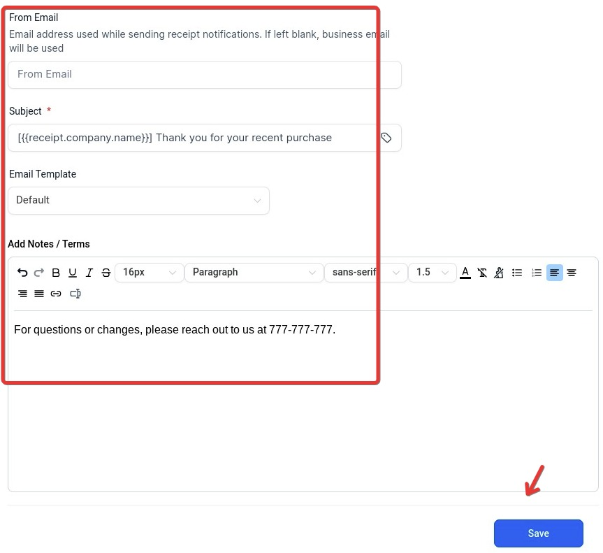 Automatic Receipts for Order Forms and Calendar Payments – Captivation Hub