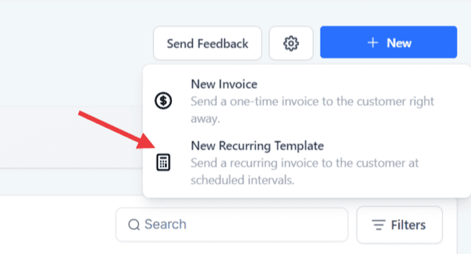 Creating Recurring Invoices – Captivation Hub